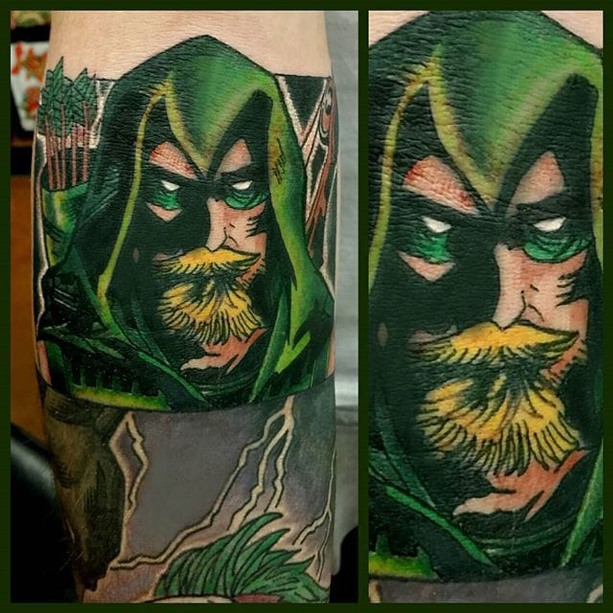 Tattoo uploaded by Robert Davies • Green Arrow Tattoo by Steve Rieck # ...