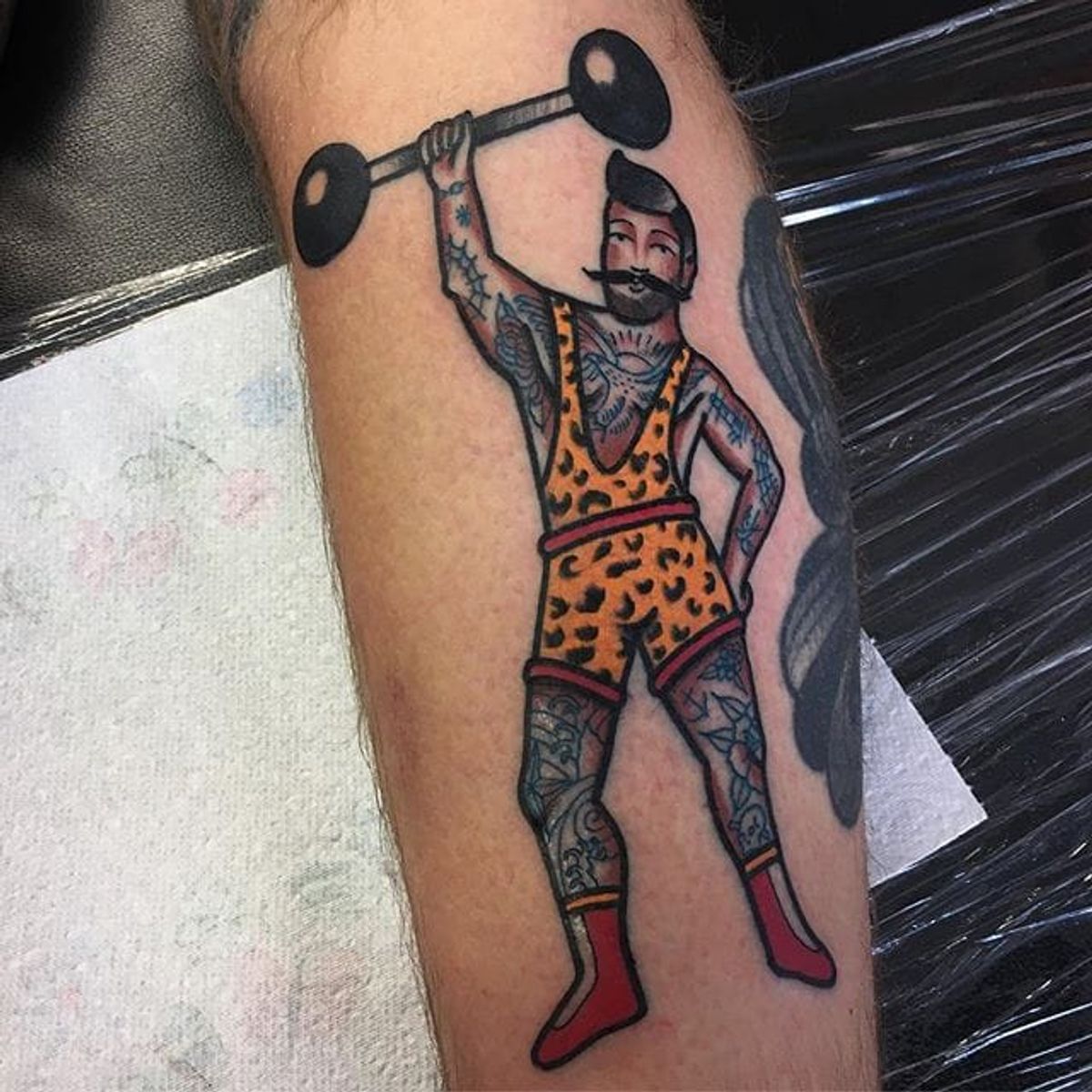 Tattoo uploaded by Ross Howerton • A tattooed strongman from Adam ...
