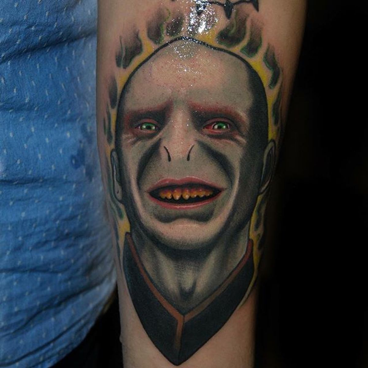 Tattoo uploaded by Robert Davies • Lord Voldemort Tattoo by Alex ...