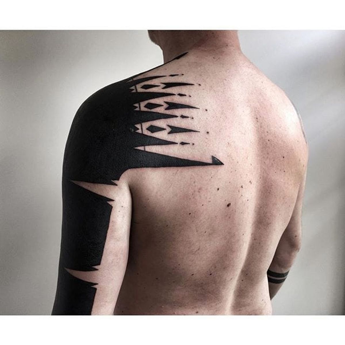 Tattoo uploaded by Xavier • Tribal blackwork #blackwork #sleeve #heavy ...