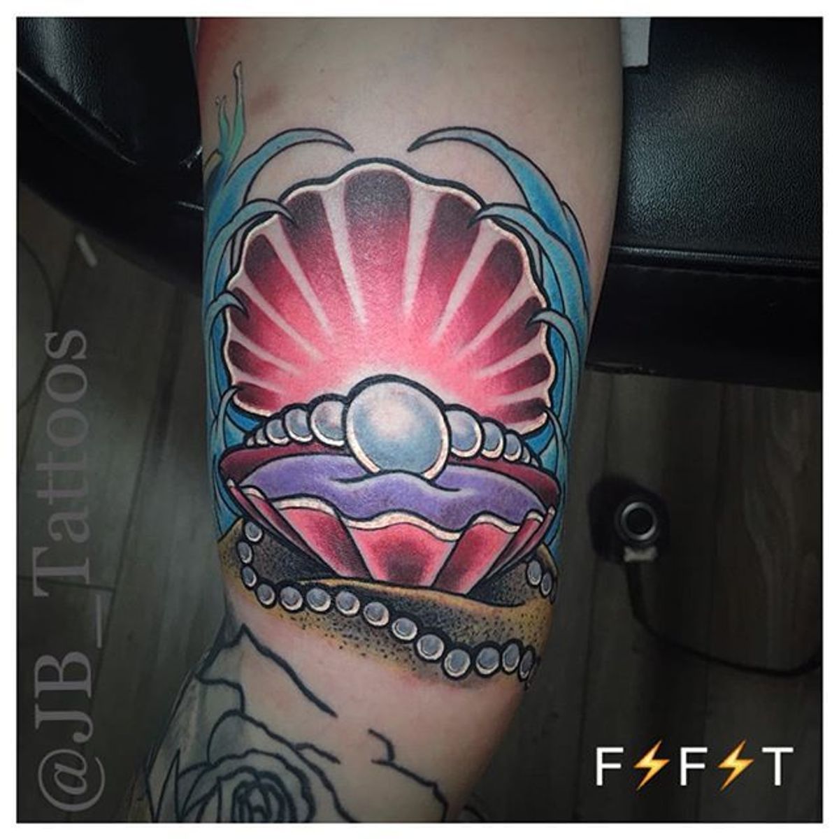 Tattoo uploaded by Robert Davies • Clam Tattoo by Josh Buttierres #clam ...