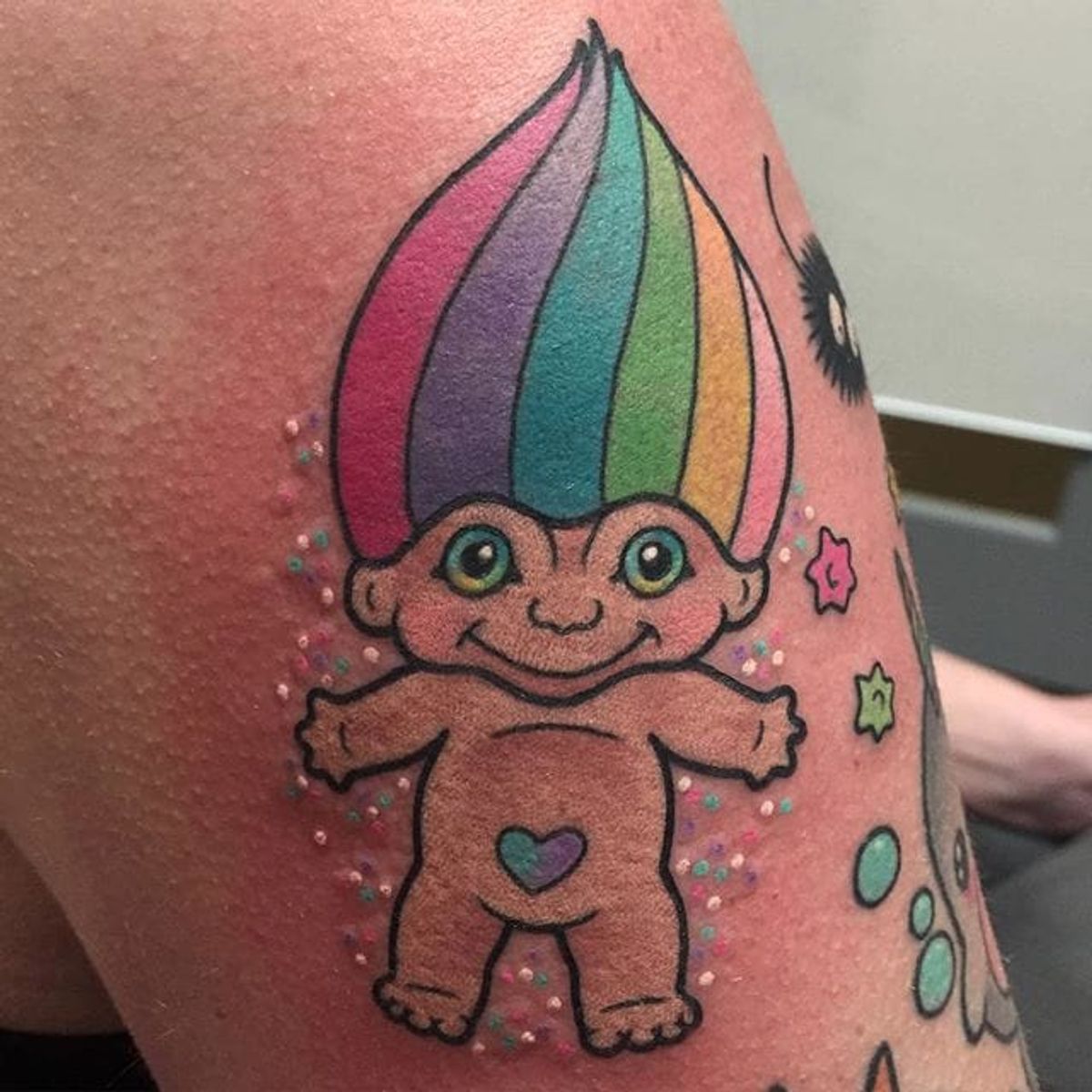 Tattoo uploaded by Xavier • Troll Doll tattoo by Alex Strangler. #troll ...