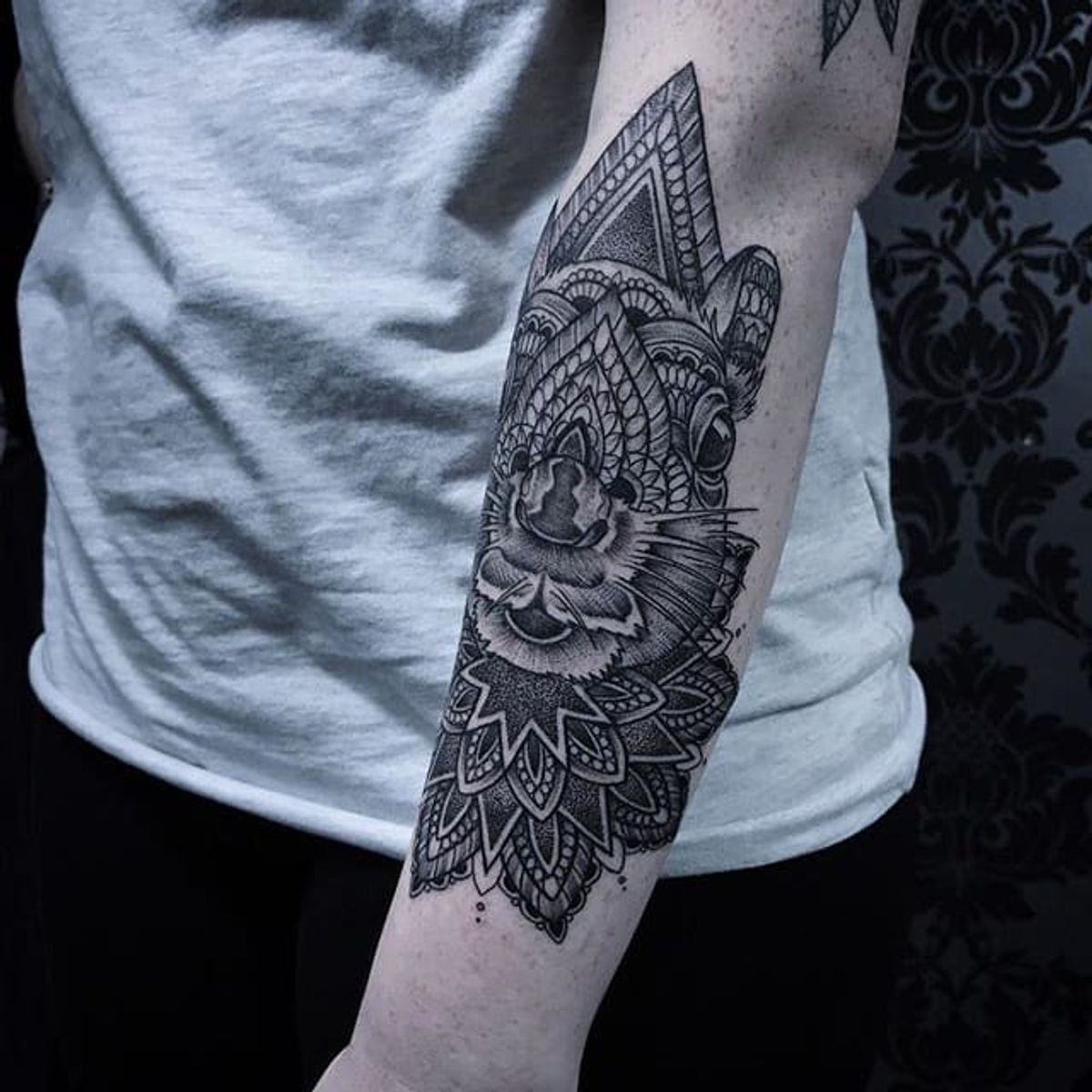 Tattoo uploaded by Alex Wikoff • Mehndi Inspired Rabbit by Laura Weller ...