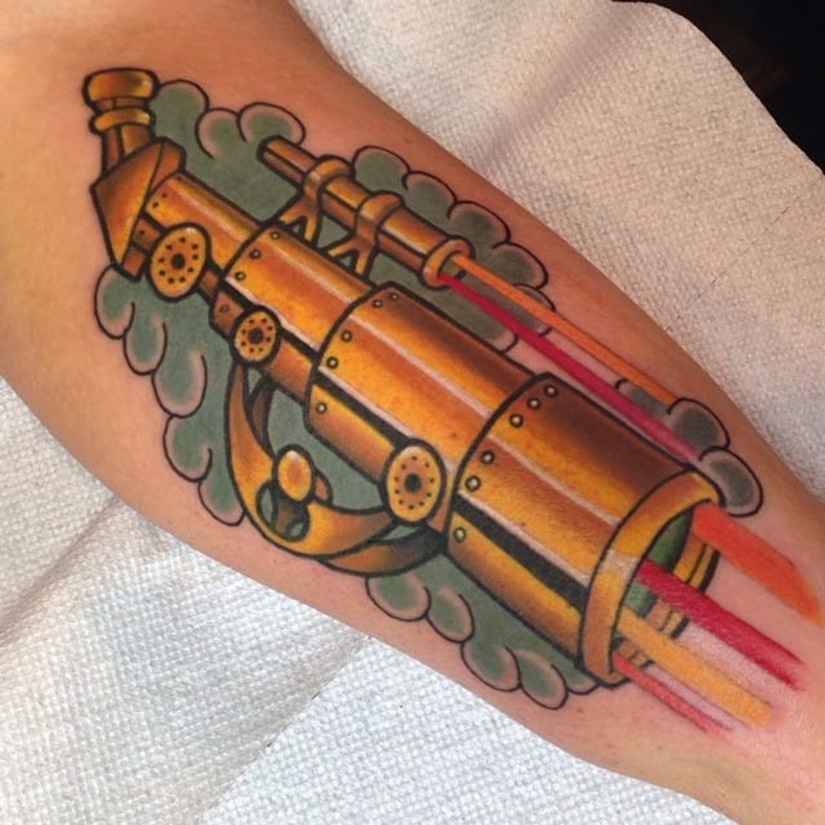 Tattoo uploaded by Robert Davies • Telescope Tattoo by @woodzart # ...