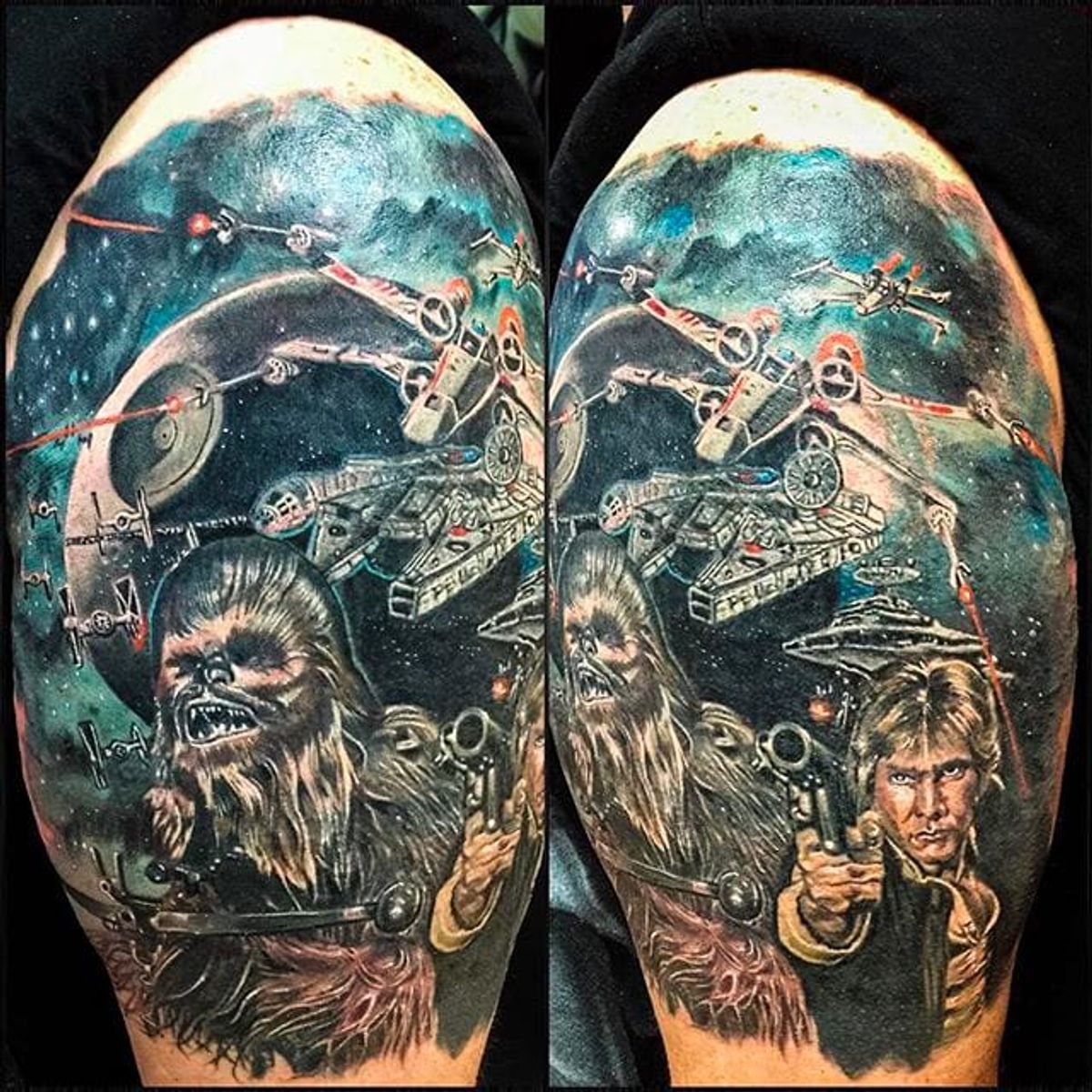 Tattoo uploaded by rcallejatattoo • Insane detail work on this Han ...