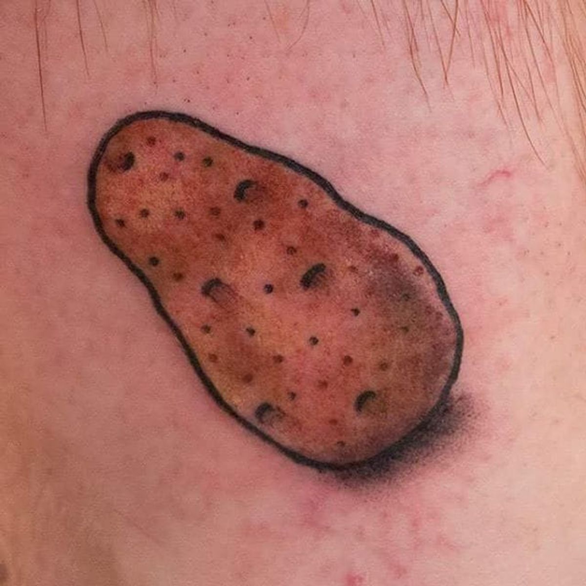 Tattoo uploaded by Stacie Mayer • Simple traditional potato tattoo by ...