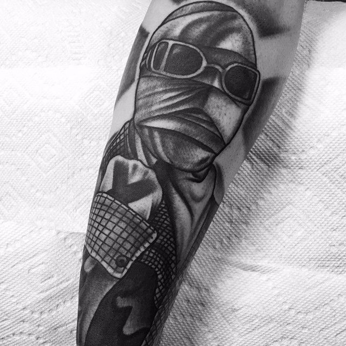 Tattoo uploaded by Robert Davies • Invisible Man Tattoo by Chris Stuart ...