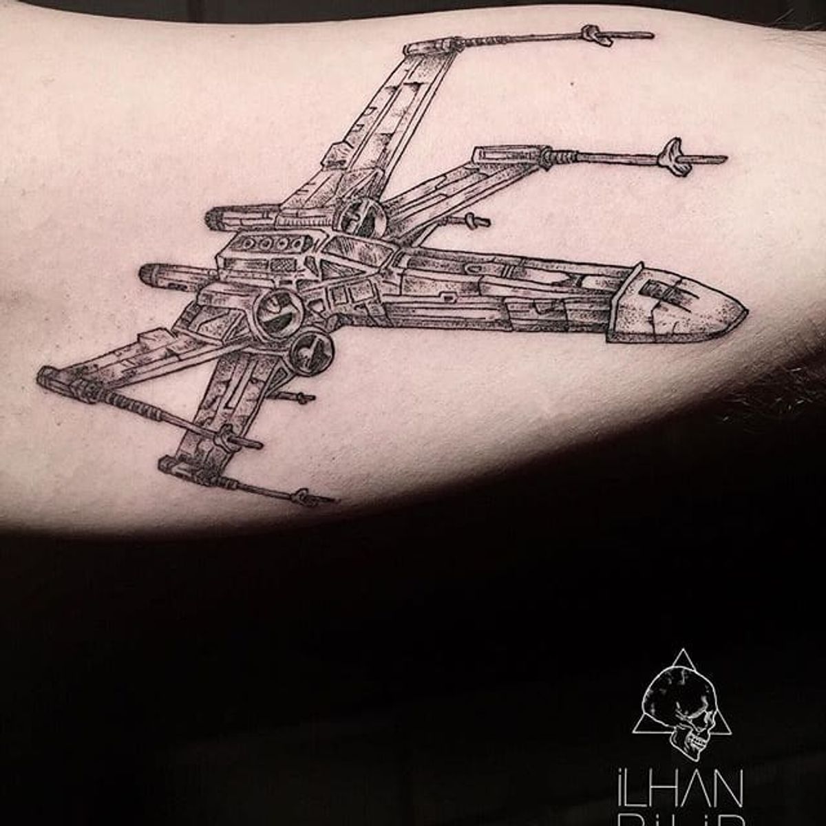 Tattoo uploaded by Robert Davies • X-Wing Tattoo by Ilhan Bilir #xwing ...