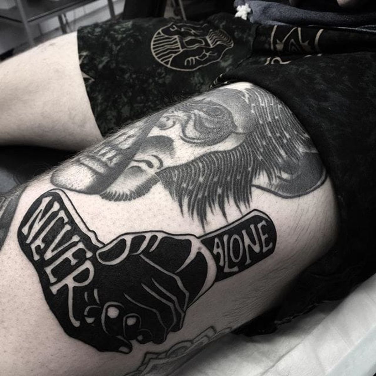 Tattoo uploaded by Robert Davies • Never Alone Tattoo by Terry James # ...