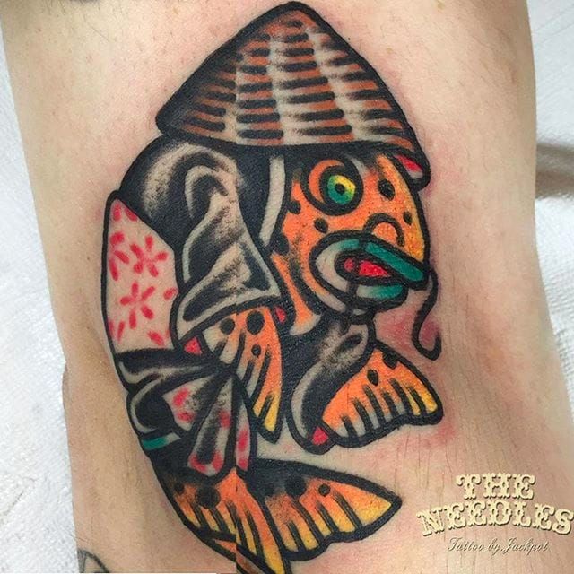 Smoking Fish Tattoos