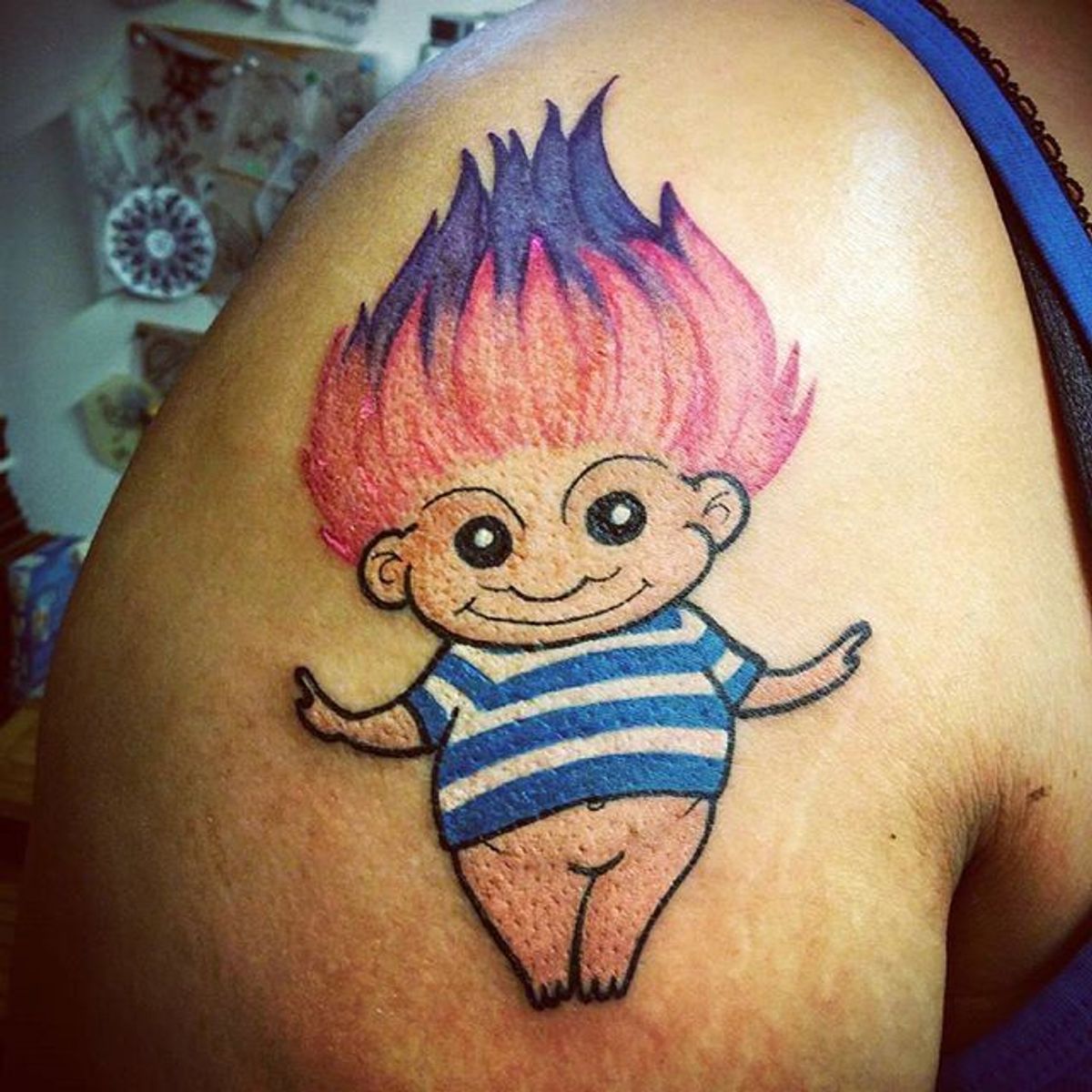 Tattoo uploaded by PK • Troll, by Camille Lespérance #CamilleLespérance ...