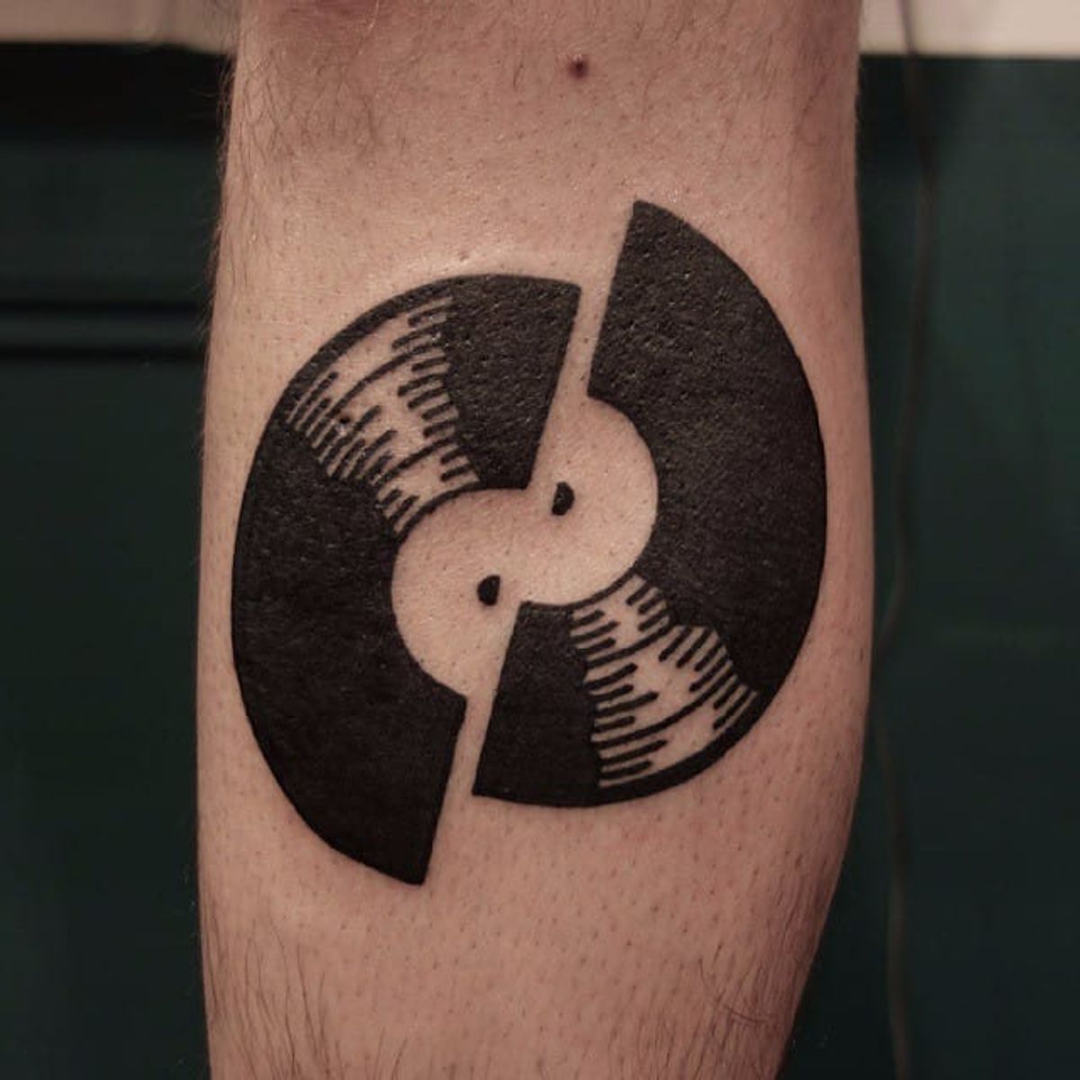 Tattoo uploaded by Xavier • Vinyl tattoo by Biribi Tattoo. #vinyl # ...