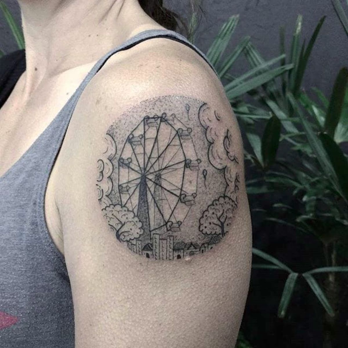 Tattoo uploaded by Servo Jefferson • Ferris wheel by Michel Trip (via ...