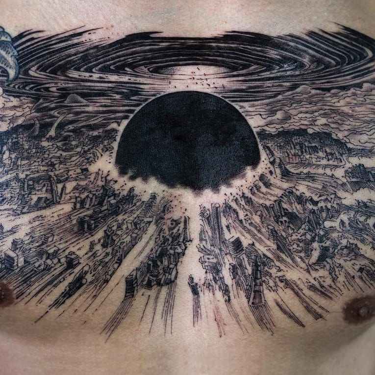 Explosion tattoos - Bronctattooaus.com