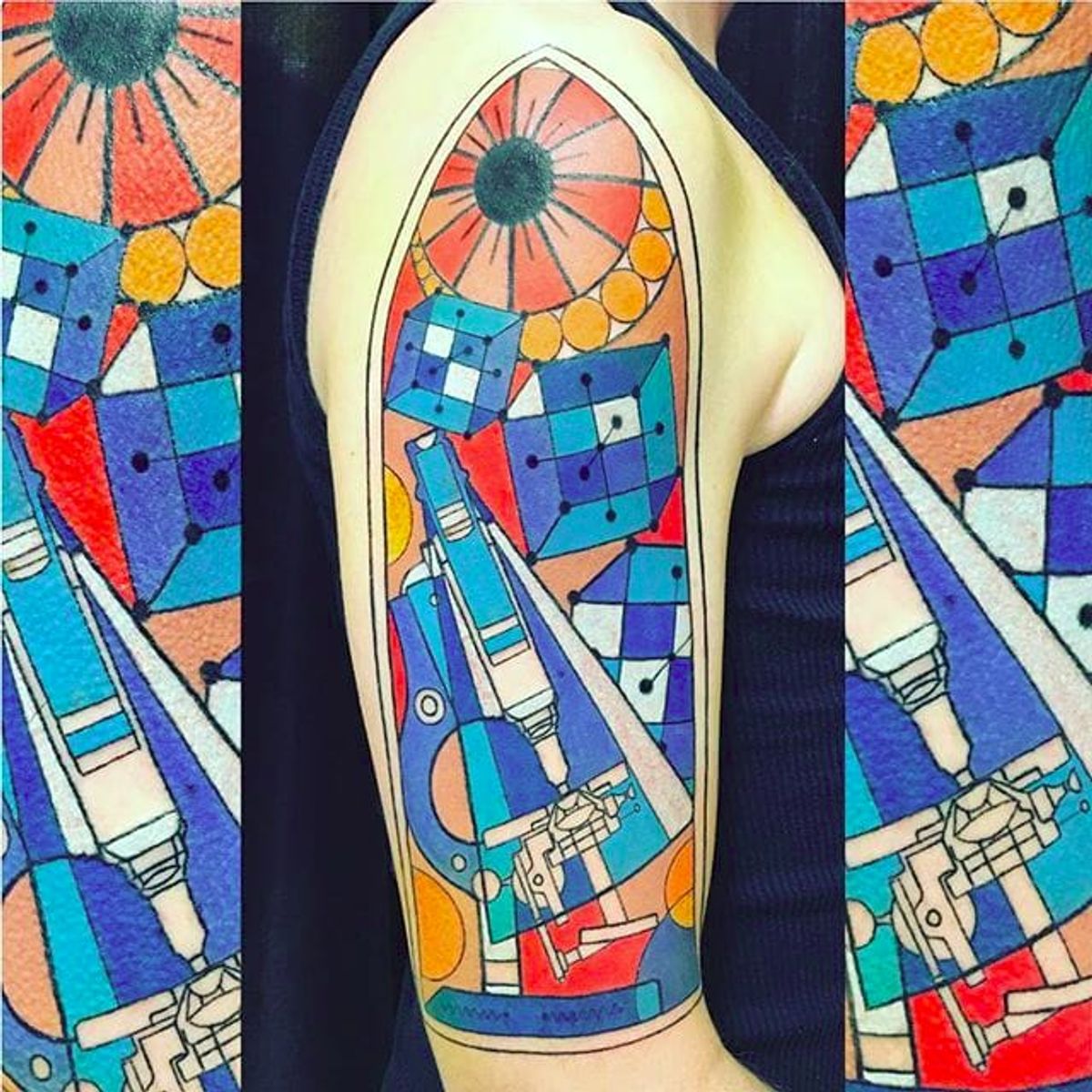 Tattoo uploaded by Servo Jefferson • Microscope by Jordy Belly (via IG ...