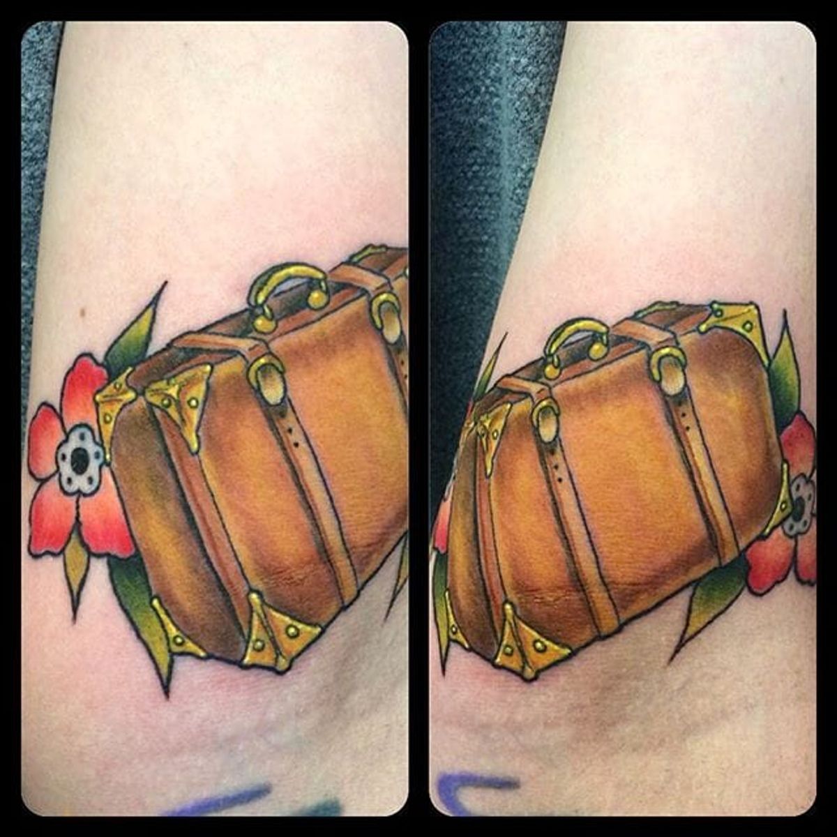 Tattoo uploaded by Robert Davies • Suitcase Tattoo by Josh Ludlow # ...
