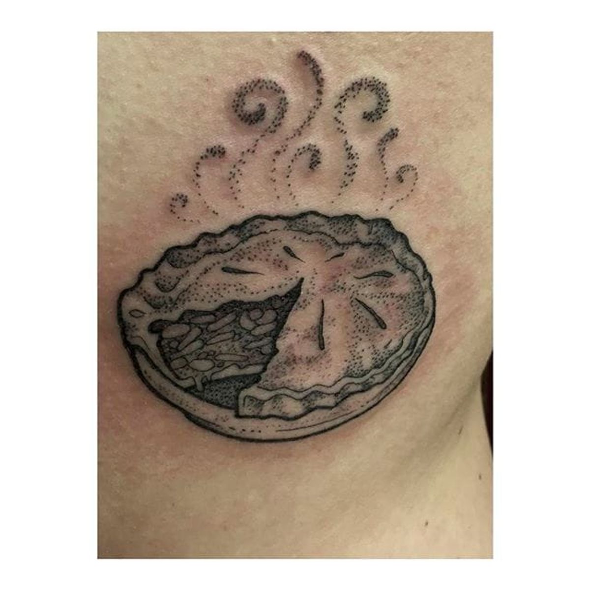 Tattoo uploaded by Servo Jefferson • Black work apple pie by Malin ...