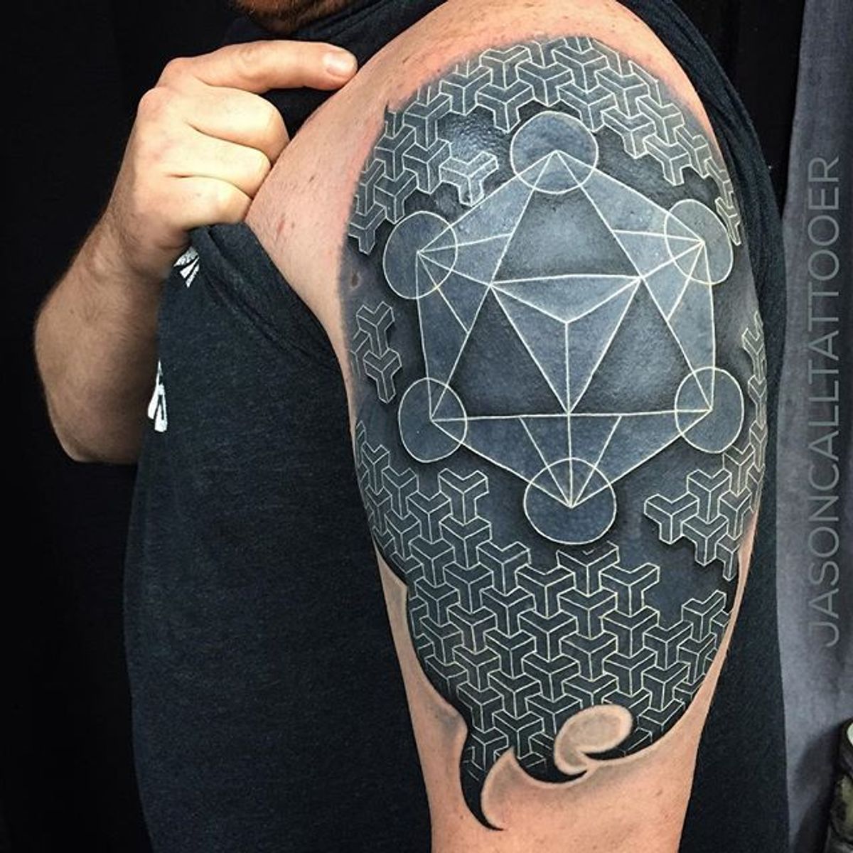 Tattoo uploaded by Robert Davies • Geometric Tattoo by Jason Call # ...