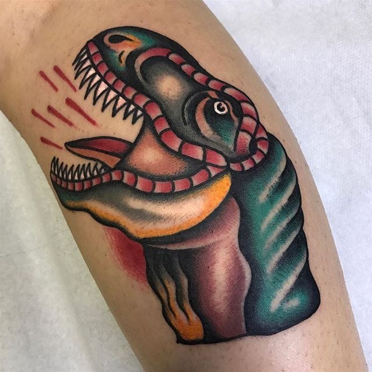 Tattoo uploaded by Robert Davies • T-Rex Tattoo by Gianluca Artico # ...