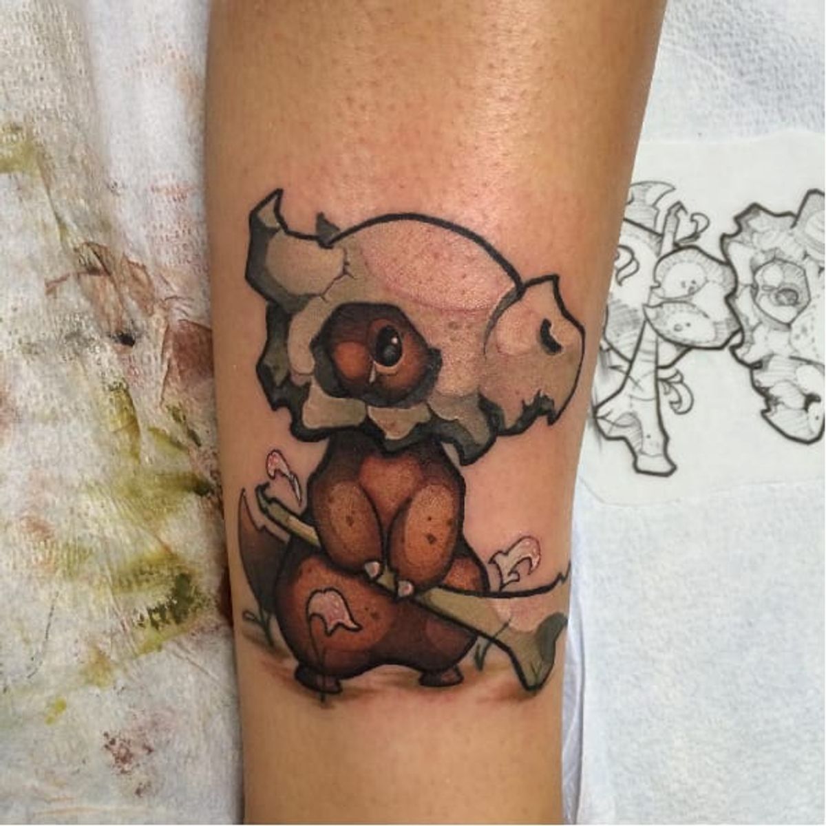 Tattoo uploaded by Jordan Dailey • Cubone is a cutie #pokemongo # ...