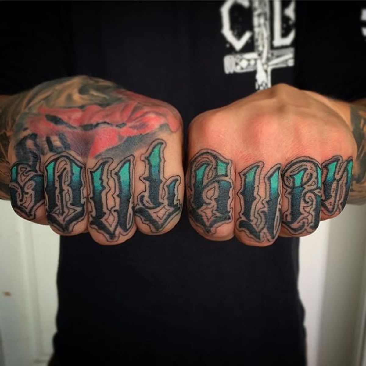 Tattoo uploaded by Robert Davies • 'Soul Burn' Lettering Tattoo by ...