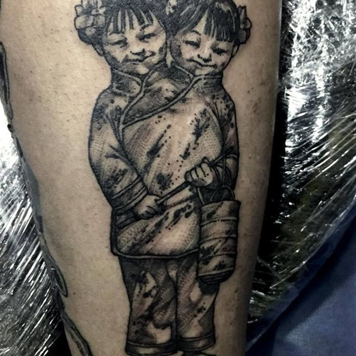 Tattoo uploaded by JenTheRipper • Siamese twins tattoo #siamese # ...