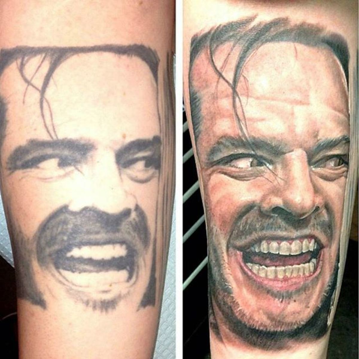 Tattoo uploaded by PK • Nice fix-up of Jack Nicholson as Jack Torrance ...