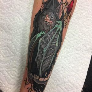Tattoo uploaded by minerva • Bat Halloween Tattoo by Alisha Harding ...