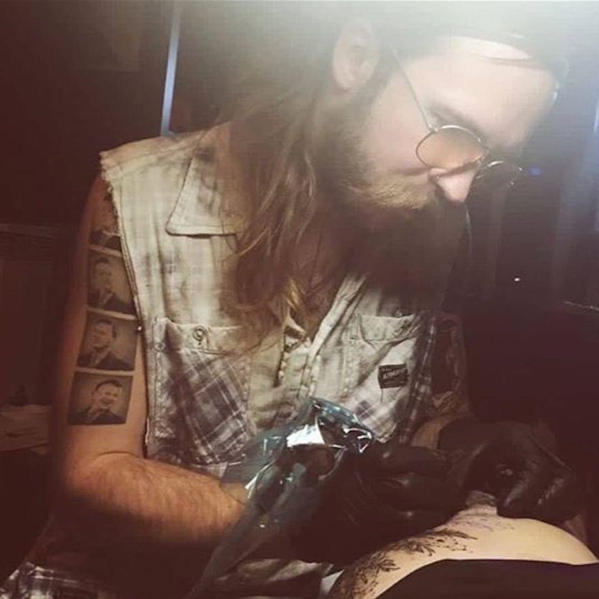 Tattoo uploaded by Alex Wikoff • Artist Tedd Hucks at work (via IG ...