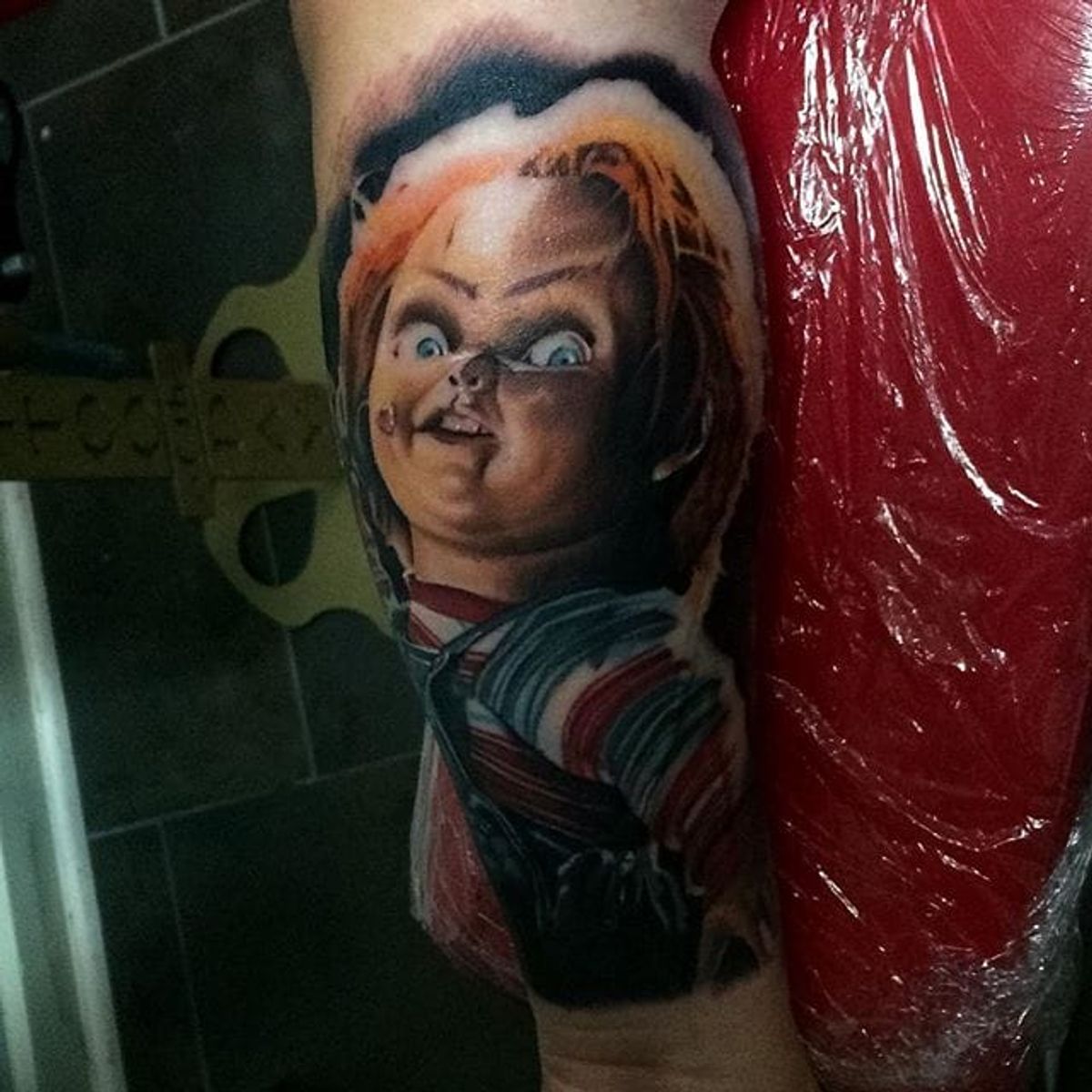 Tattoo uploaded by Stacie Mayer • Chucky tattoo by Yogi Barrett. # ...