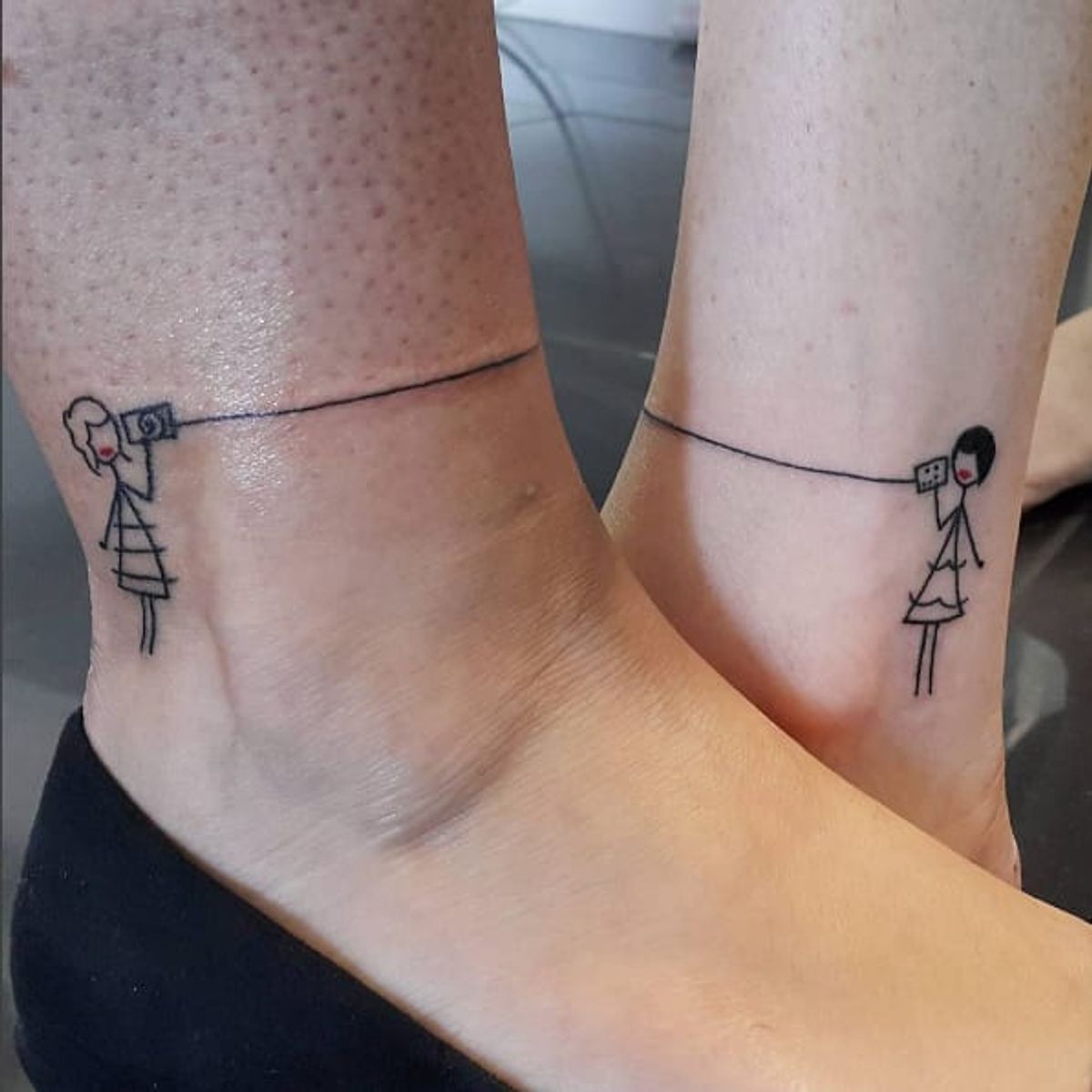 Tattoo uploaded by Lisa Petersen • One of the cutest long distance best ...