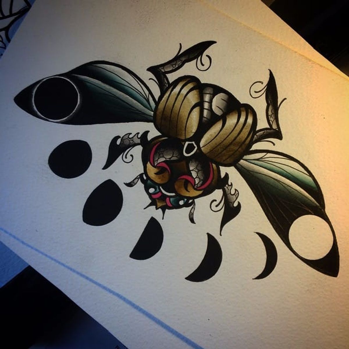 Tattoo uploaded by Robert Davies • Bug Flash by Lord Montana Blue #bug ...