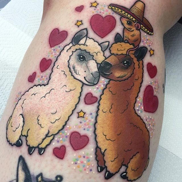 Llama Tattoo