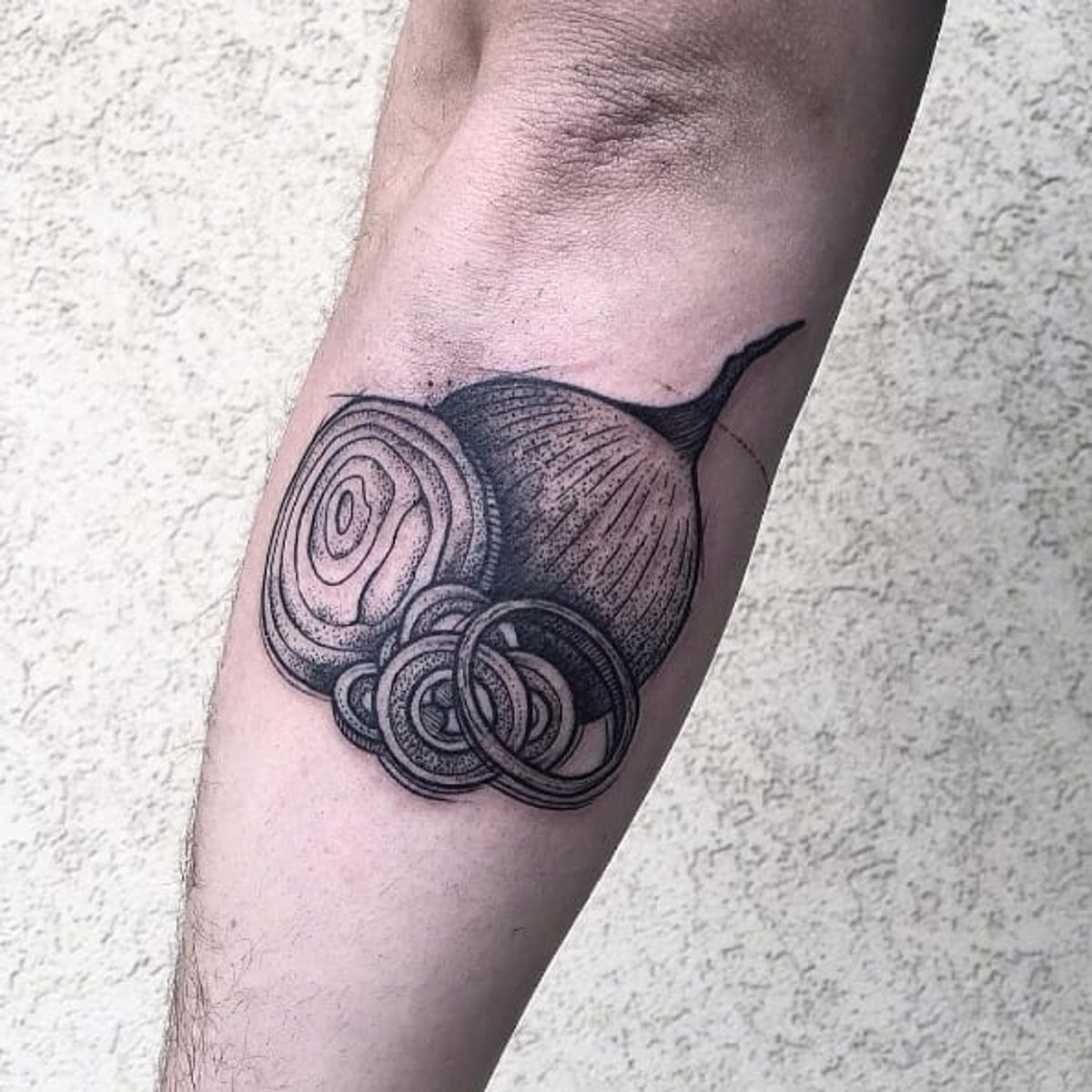 Tattoo uploaded by JenTheRipper • Onion tattoo by Bombayfoor # ...