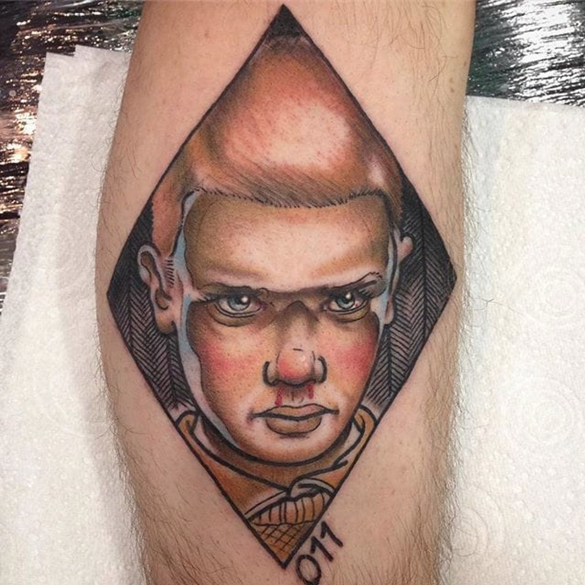 Tattoo uploaded by Xavier • Neotraditional Stranger Things' Eleven ...