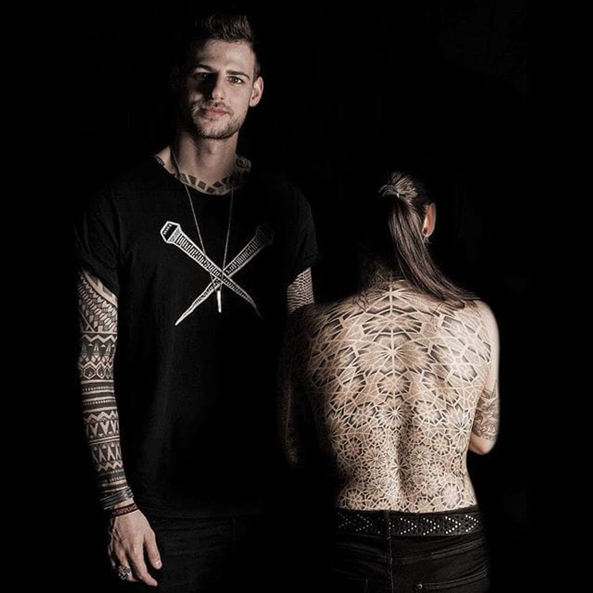 Tattoo uploaded by Joe • Lewis Ink. (via IG - lewisink) #geometric # ...