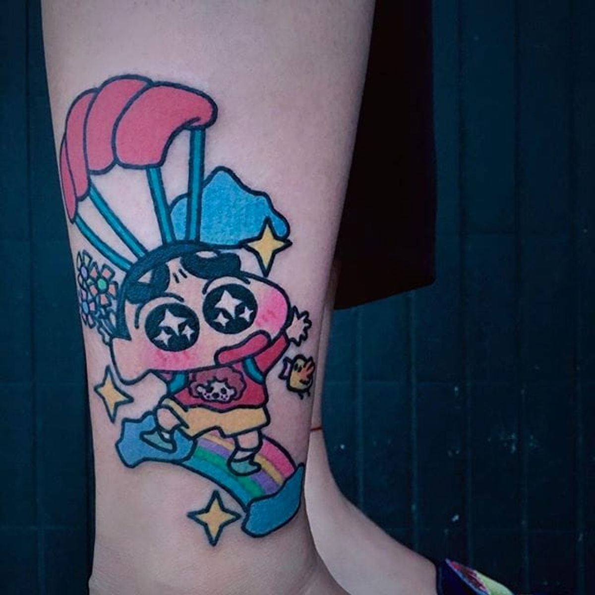 Tattoo uploaded by Xavier • Crayon Shin-chan tattoo by Pikkapimingchen ...