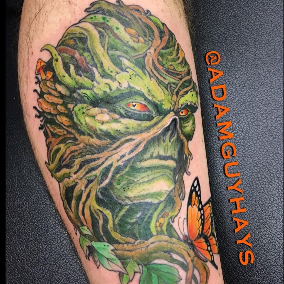Tattoo uploaded by Tattoodo • Swamp Thing by Adam Guy Hays. (Via IG ...
