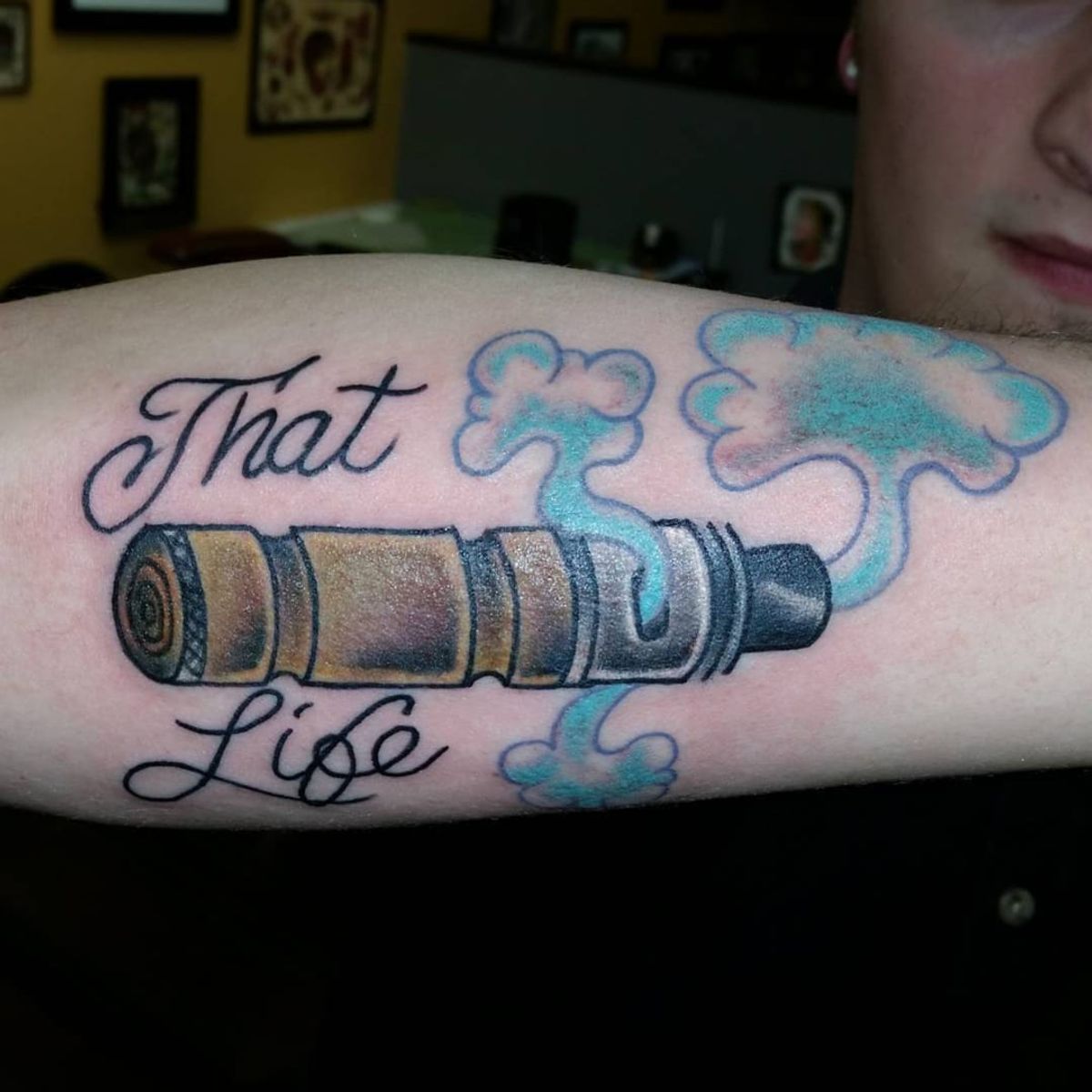 Tattoo uploaded by Ross Howerton • A vape tattoo by Chris Greathouse ...