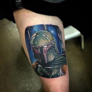 Tattoo uploaded by Stacie Mayer • Color realism Boba Fett by Poch ...