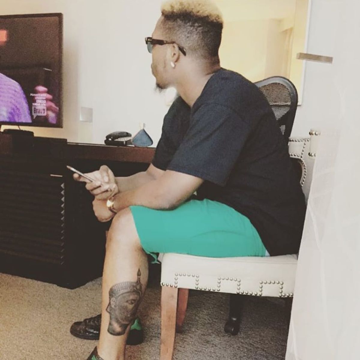 Tattoo uploaded by Joe • Olamide's leg tattoo. #Olamide #Nigeria #Rap # ...