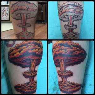 Mushroom Cloud Tattoo