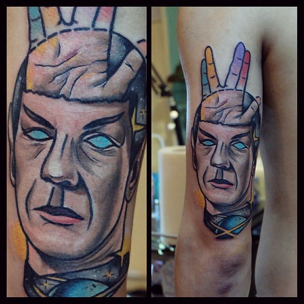 Tattoo uploaded by Xavier • Spock tattoo by Karl H. #spock # ...