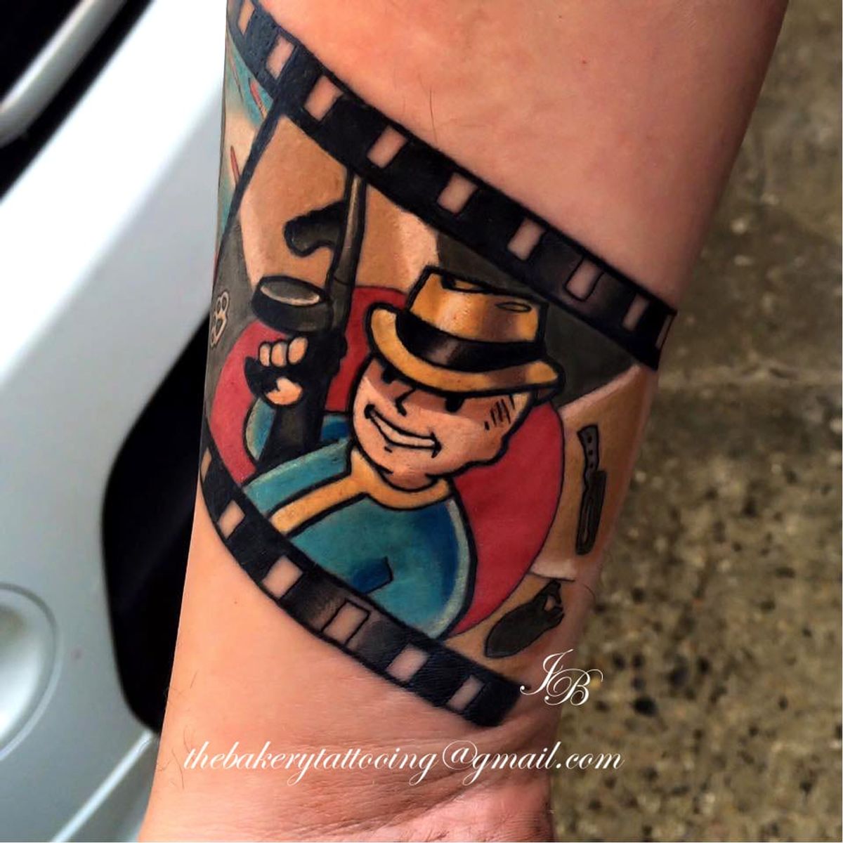 Tattoo uploaded by Ross Howerton • An awesome celluloid Pip-Boy by John ...