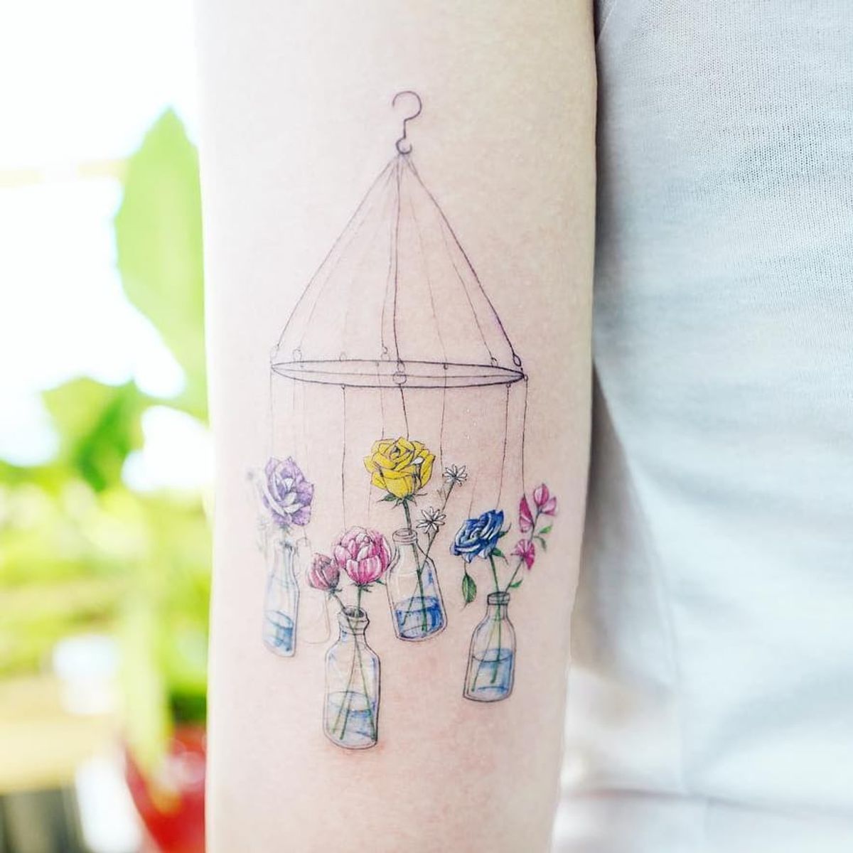 Tattoo uploaded by Tattoodo • Flower mobile tattoo by Banul #Banul # ...