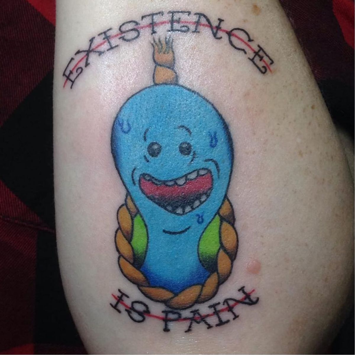 Tattoo uploaded by Joe • Mr. Meeseeks. (via IG - tonynobra) # ...