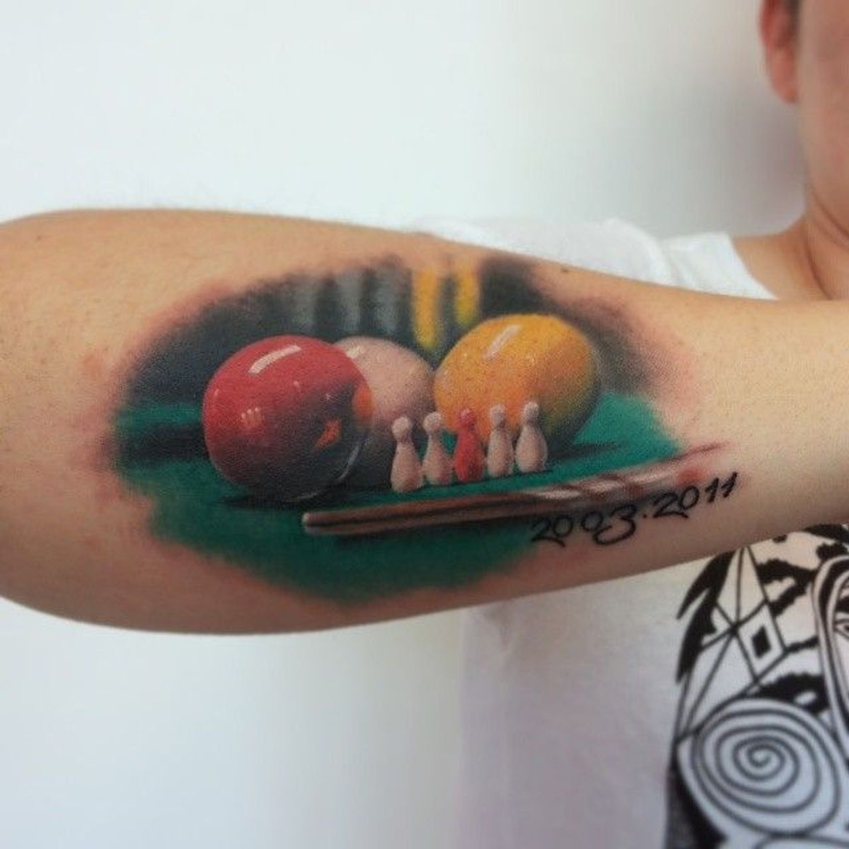 Tattoo uploaded by rcallejatattoo • Smoothly done balls and pins. # ...