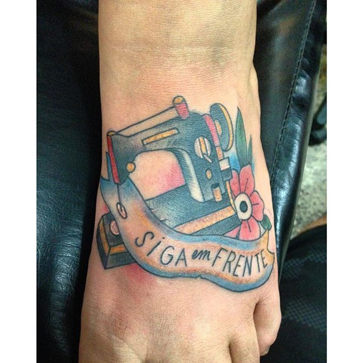 Tattoo uploaded by Robert Davies • Sewing Machine design by Izaac A ...
