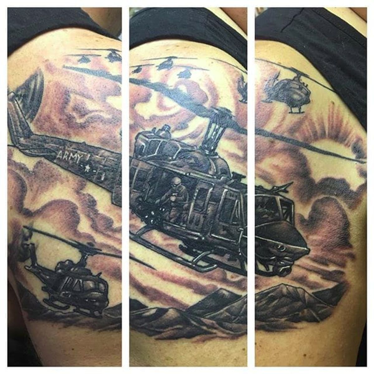 Tattoo uploaded by Servo Jefferson • Army helicopter circa The Vietnam ...