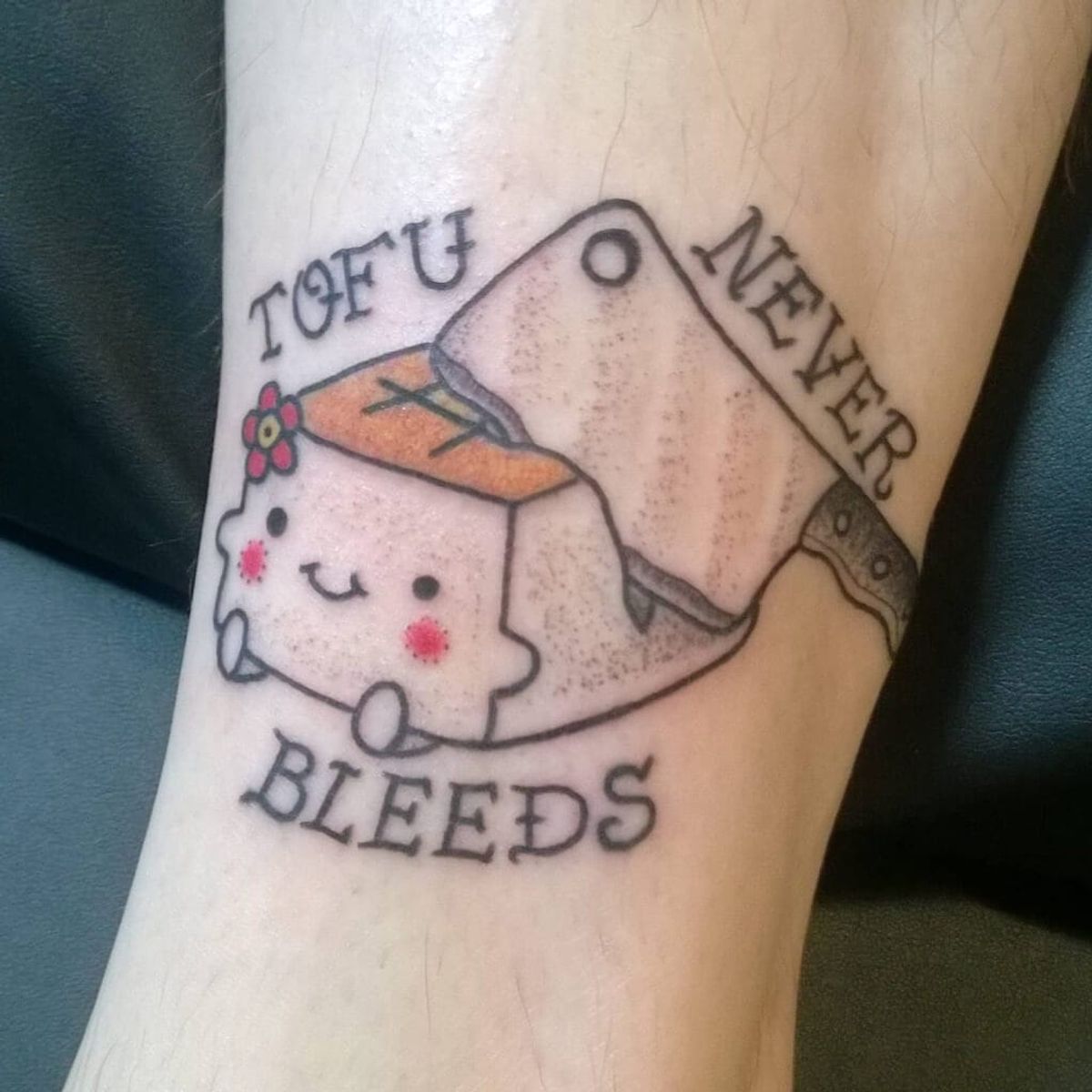 Tattoo uploaded by Servo Jefferson • It's so true!! #tofu #tofutattoo ...